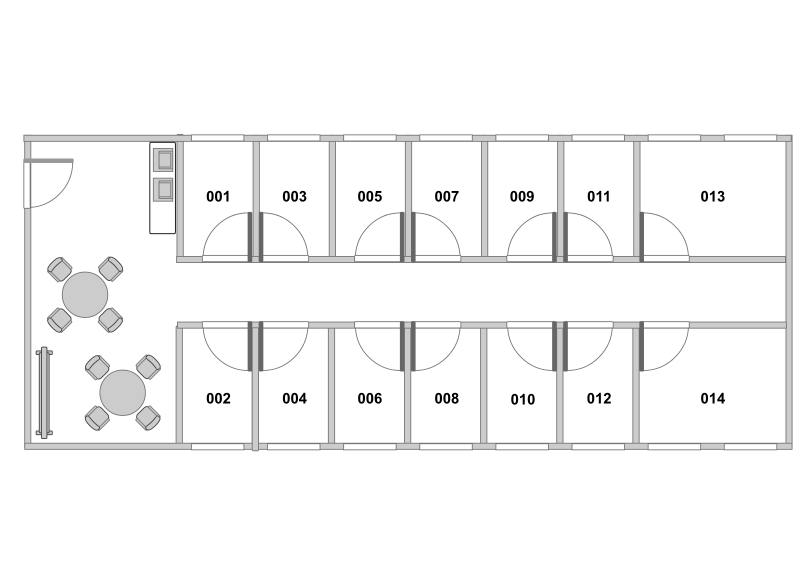 Cubicle Office Floor Plan Floorplans click