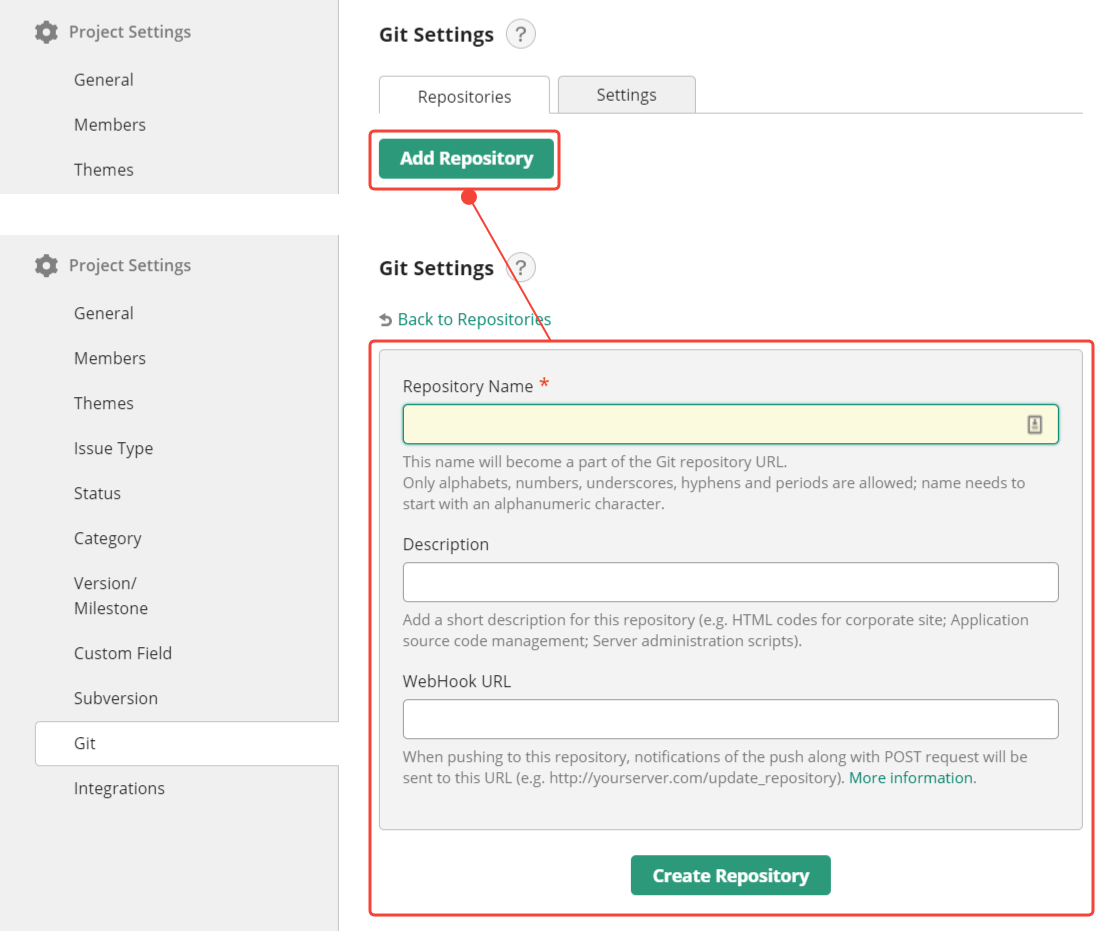 Manage Git Settings FAQs Technical Support Nulab