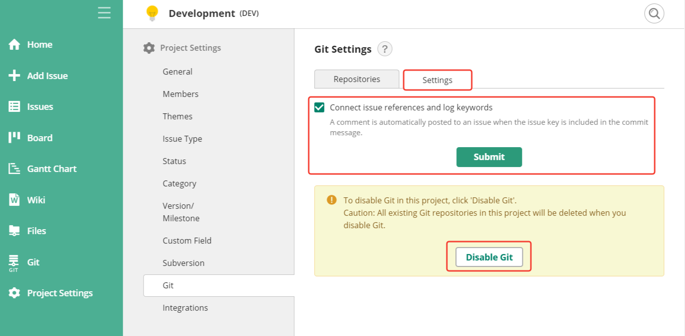 Manage Git Settings FAQs Technical Support Nulab